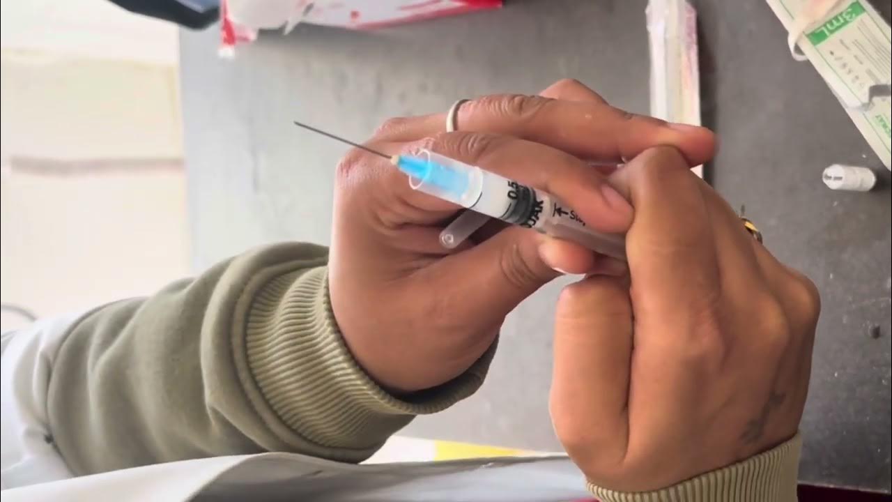 How to administer intramuscular at Vastus Lateralis & Intradermal injection/ ARV / T. T/ - YouTube