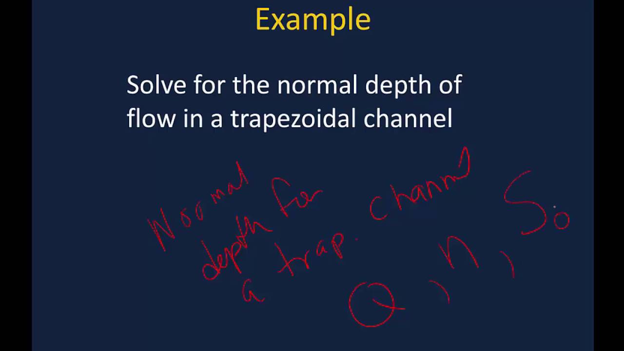 Normal Depth Computation - YouTube