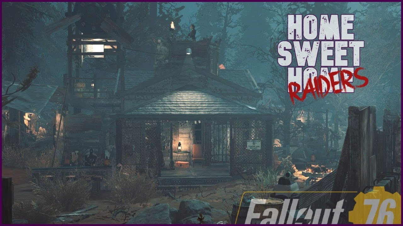 Fallout 76 Camp Build - Raider Camp - YouTube