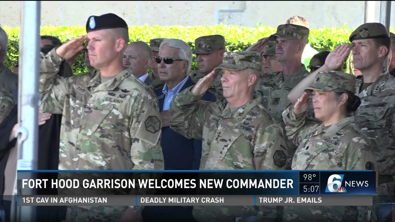 Fort Hood Garrison welcomes new commander - YouTube