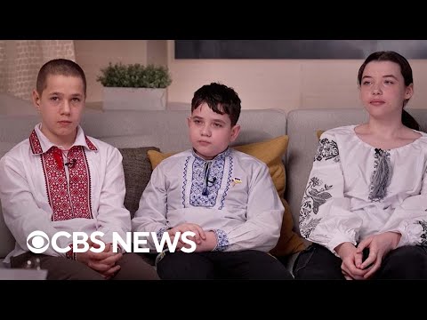 Three kidnapped Ukrainian children recount being taken by Russian soldiers
