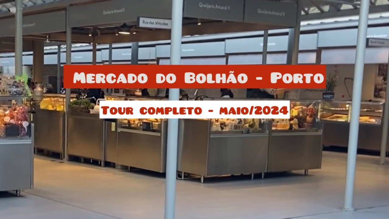 Tour pelo novo Mercado do Bolhão no Porto (Portugal) - YouTube