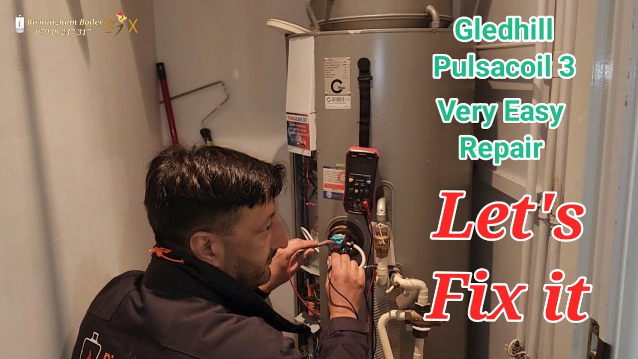 Gledhill Pulsacoil 3 faulty no hot water Birmingham Solihull water tank ...