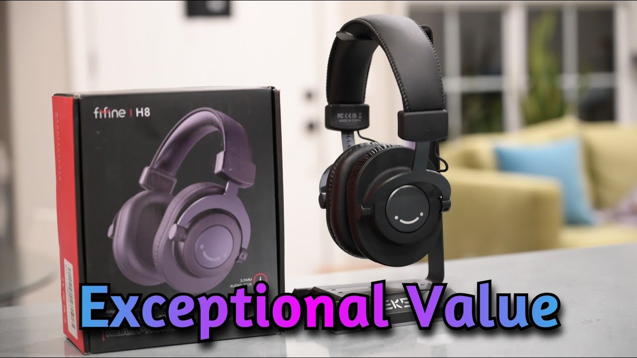 $37 Studio Headphones - Fifine H8 - YouTube