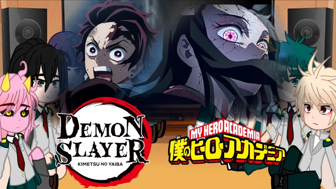 BNHA students react to Demon Slayer! [] Part 1 /? [] Emi Hani - YouTube