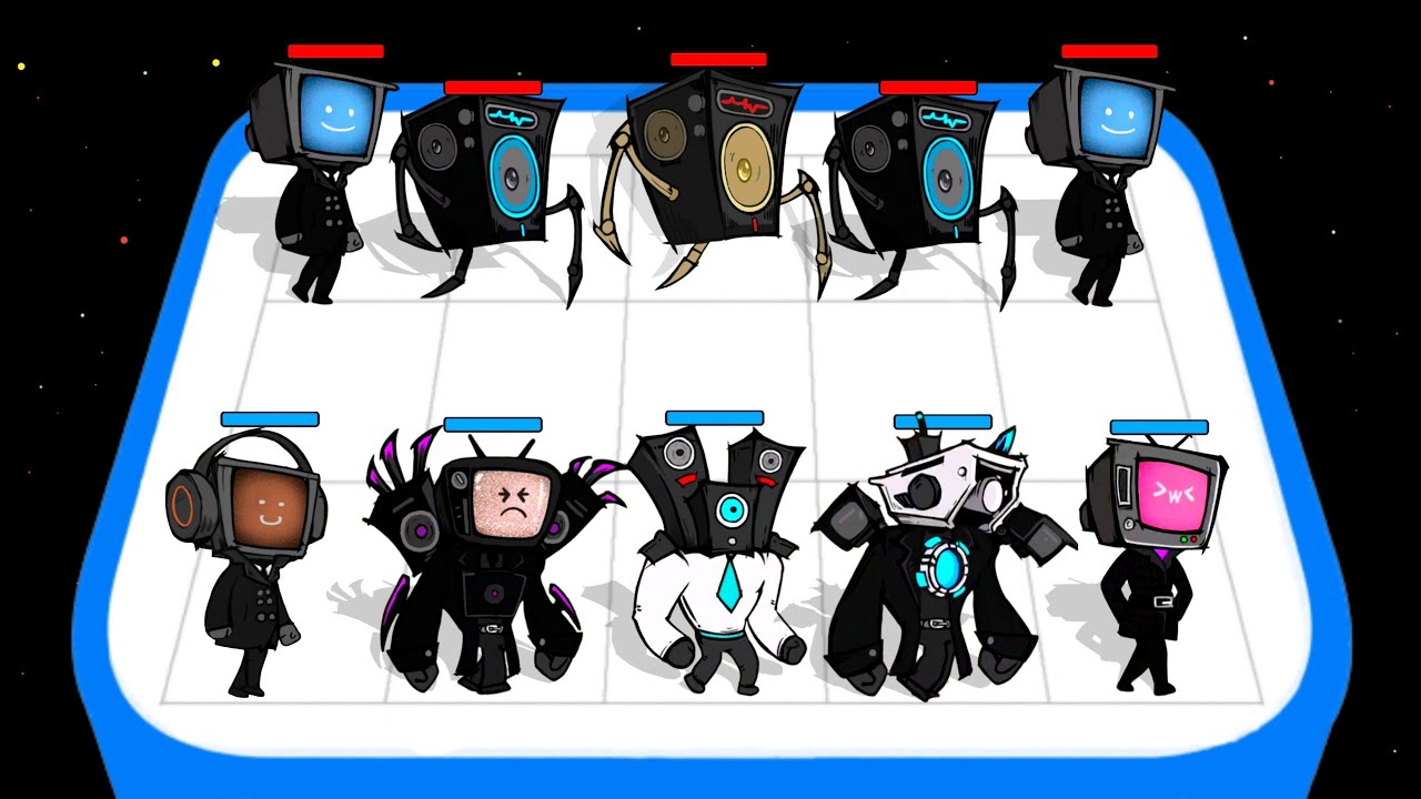 Camera Clash Shoot Battle War P4 Evolution of Cameraman, Toilet Monster ...