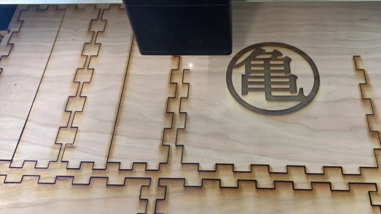Custom Wooden Stash Box - Glowforge Laser Cut - YouTube