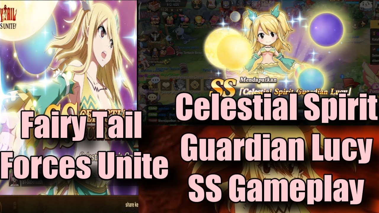Fairy Tail Forces Unite! SS Lucy Celestial Spirit Guardian Gameplay and ...