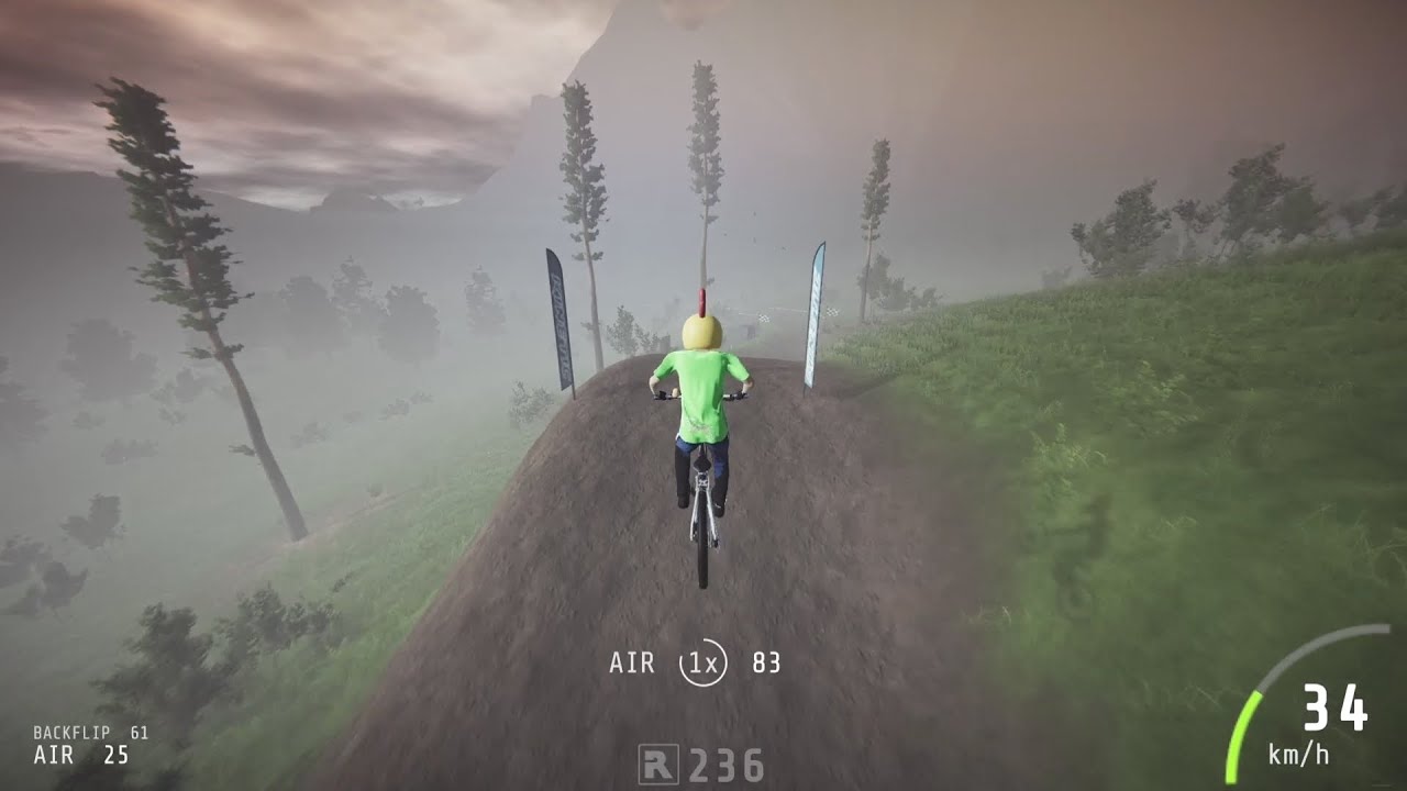 Descenders Custom Free Ride (Highlands - Storm) - YouTube