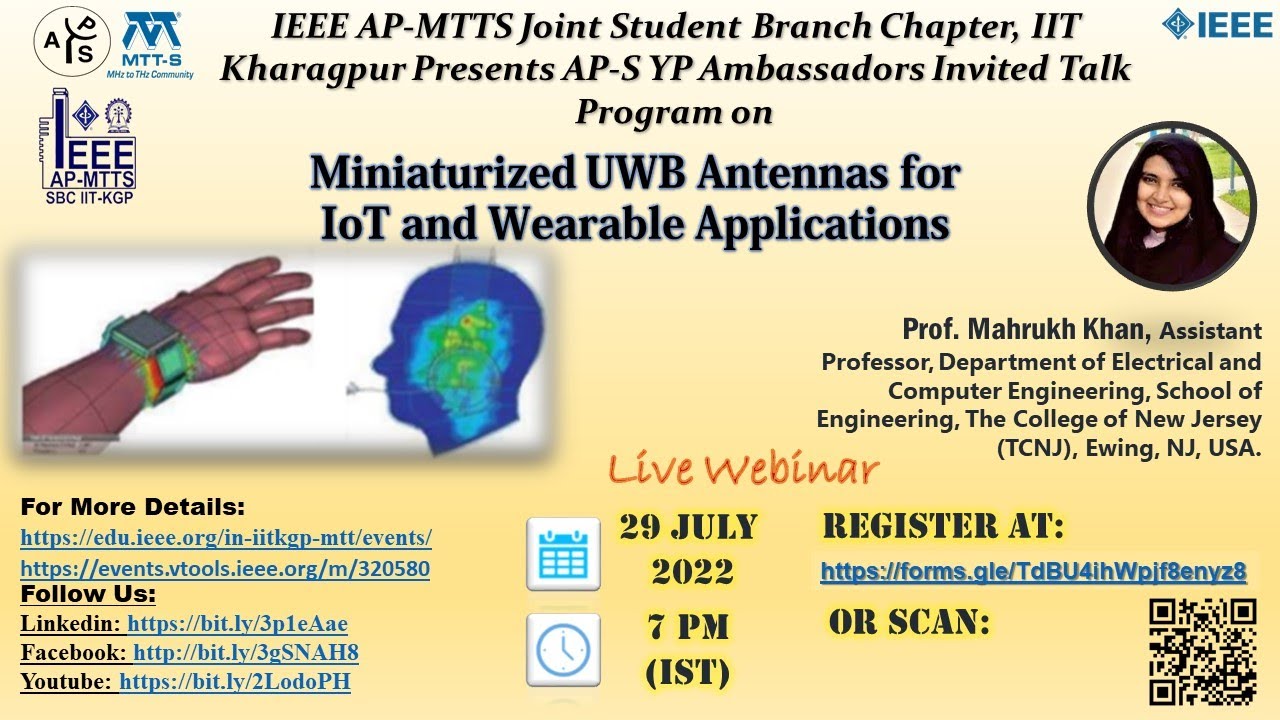 "Miniaturized UWB Antennas for IoT and Wearable Applications". - YouTube