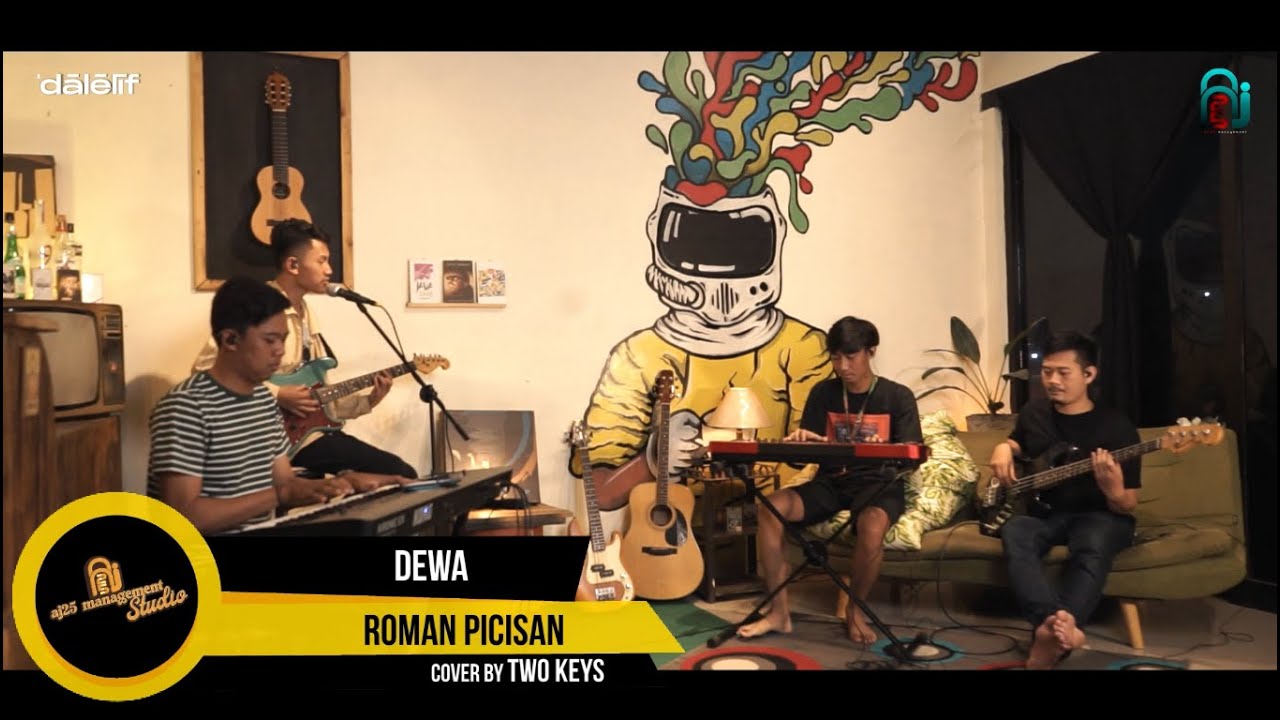 Dewa - Roman Picisan ( Cover By Two Keys ) II Live AJ25 Studio - YouTube