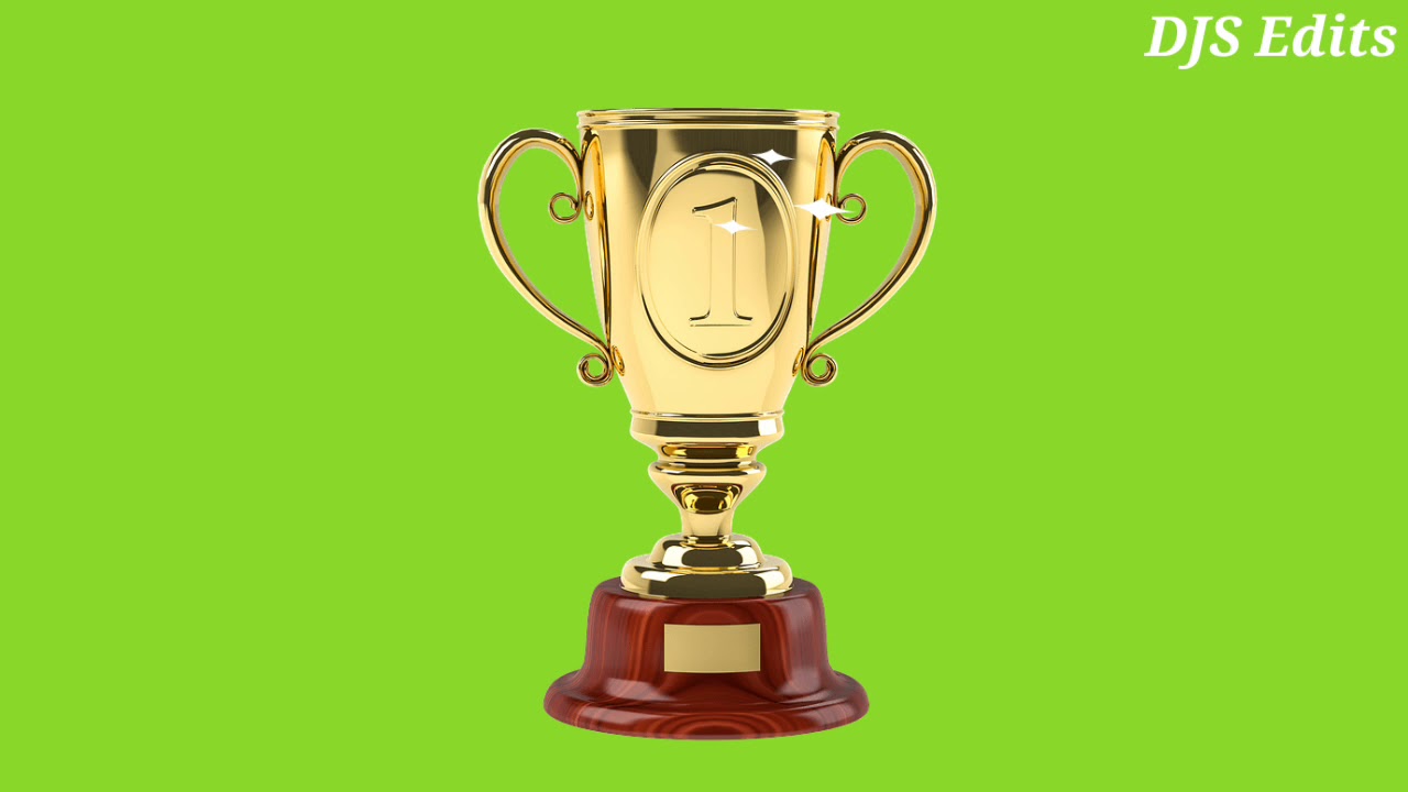 Various cups and medals green screen | Medals and cups vector green ...