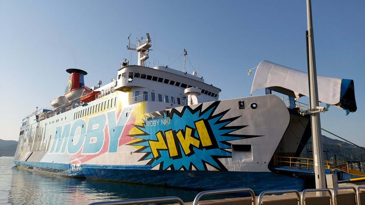 Moby Niki - Moby Lines | traversata Portoferraio- Piombino 2021 - YouTube