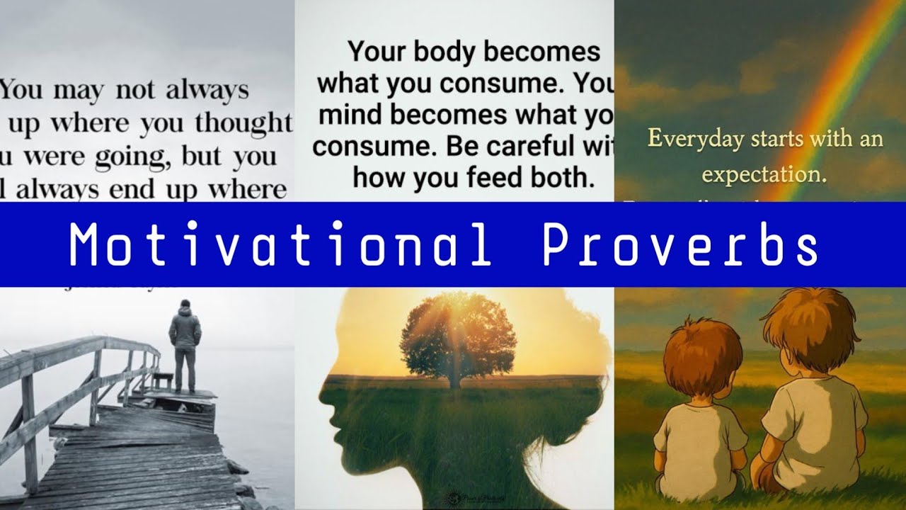 Motivational Proverbs about Life | Motivational Quotes in English ...