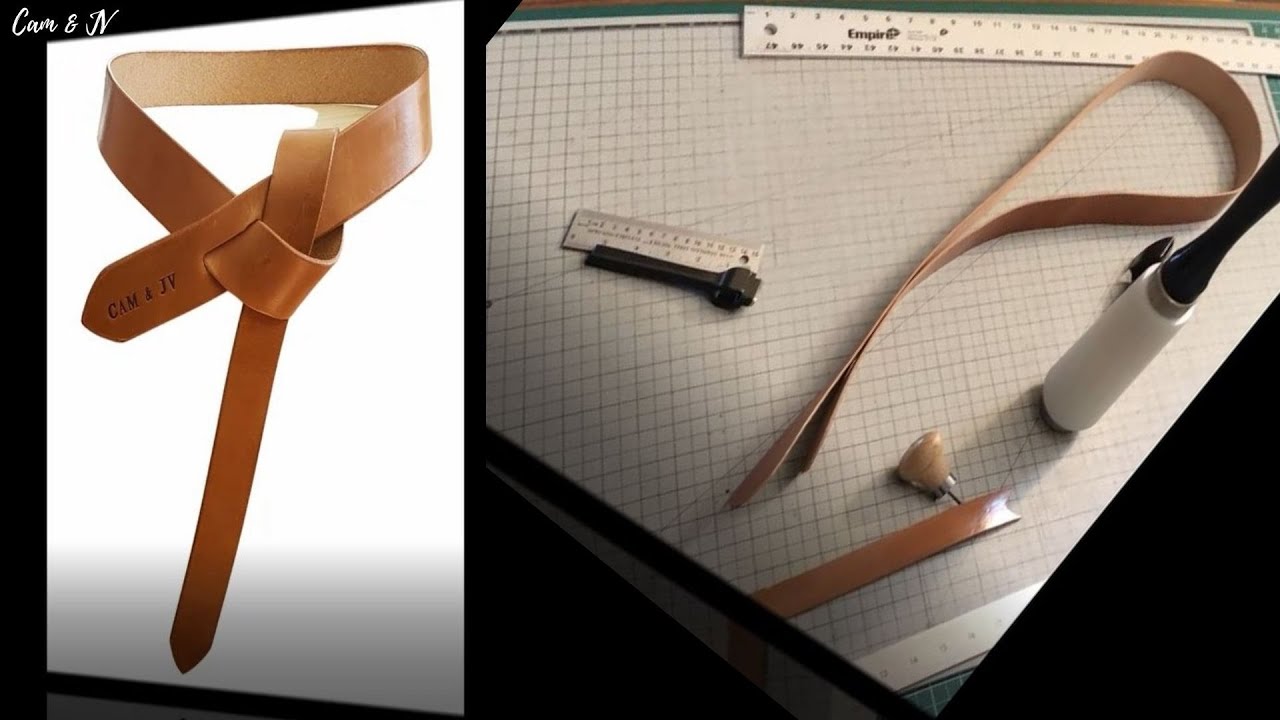 How to Make a Designer Belt for Women - Tutorial 5 - YouTube