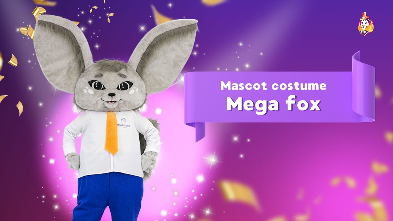 Mega fox Mascot Costume - YouTube