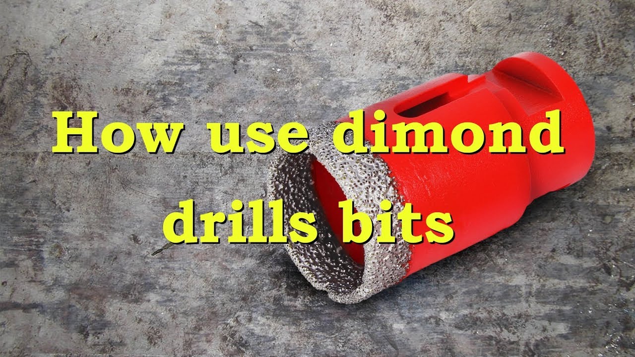 How to use rubi diamonds Drill Bits - YouTube