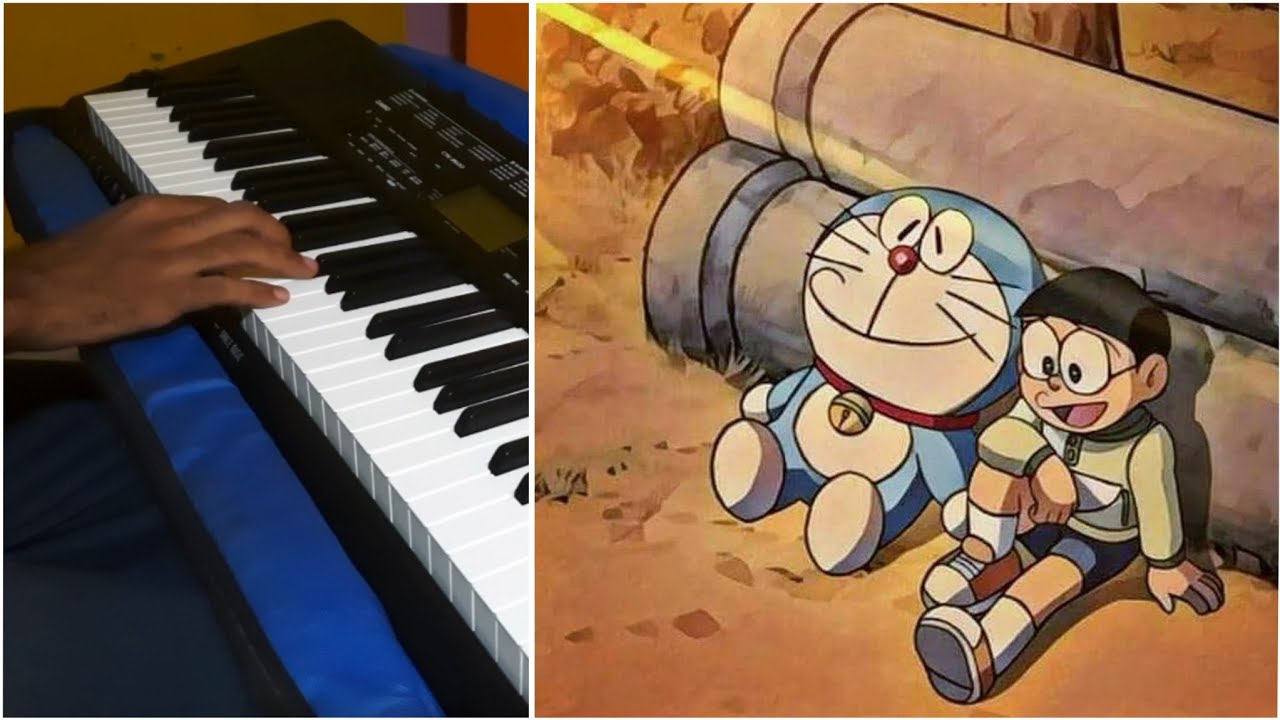 Doraemon soothing theme music I melody bgm I A cover by Subarnan - YouTube