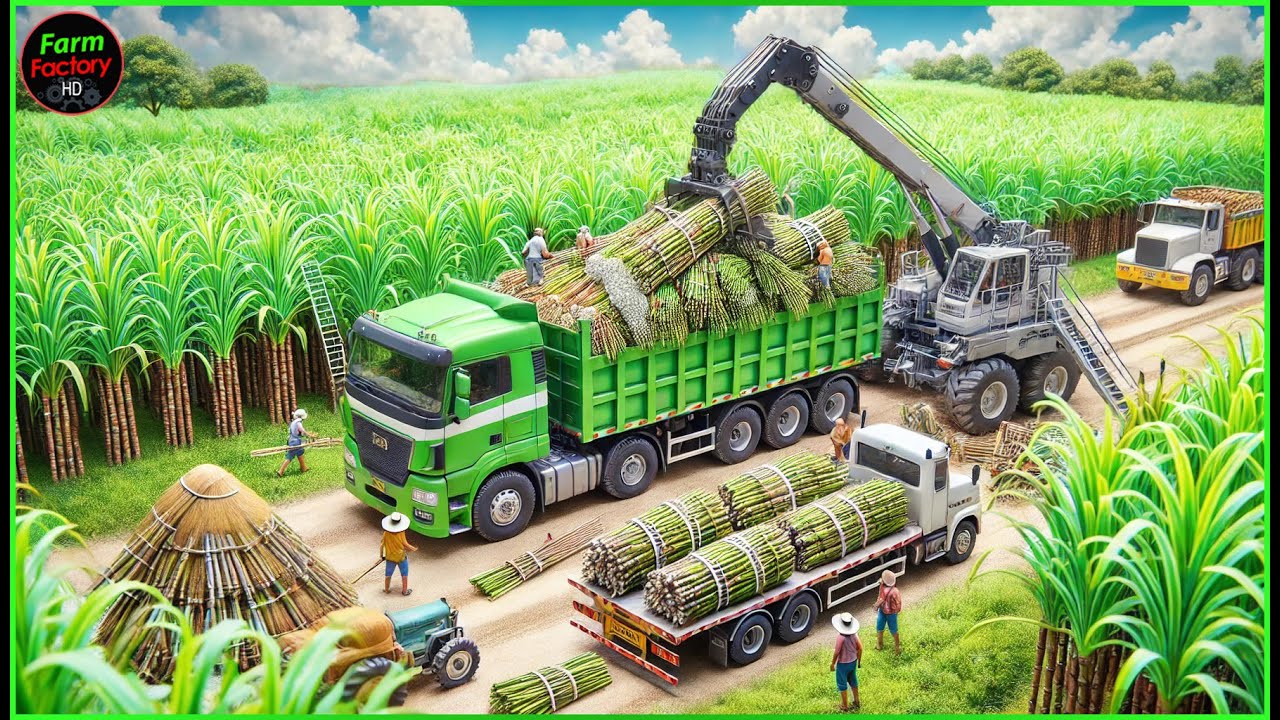 Sugarcane planting and harvesting - sugar processing factory | Raw ...