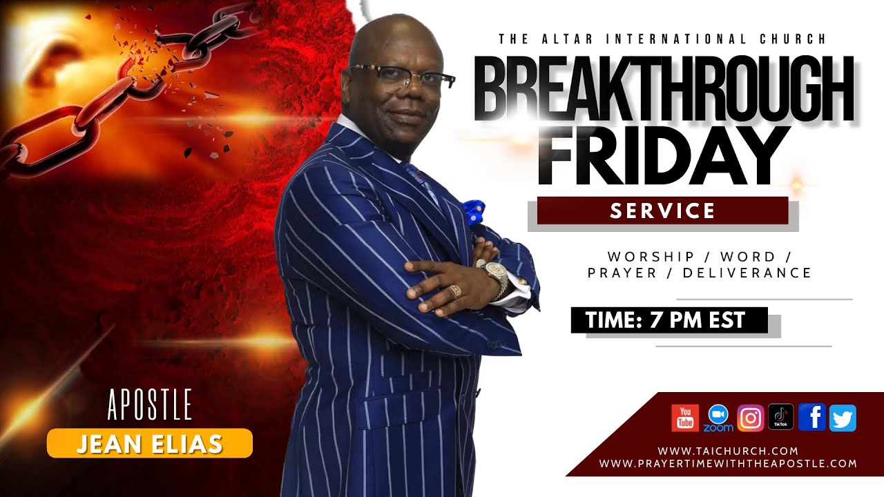 The Realm of Time || Breakthrough Friday Night Service || Apostle Jean ...