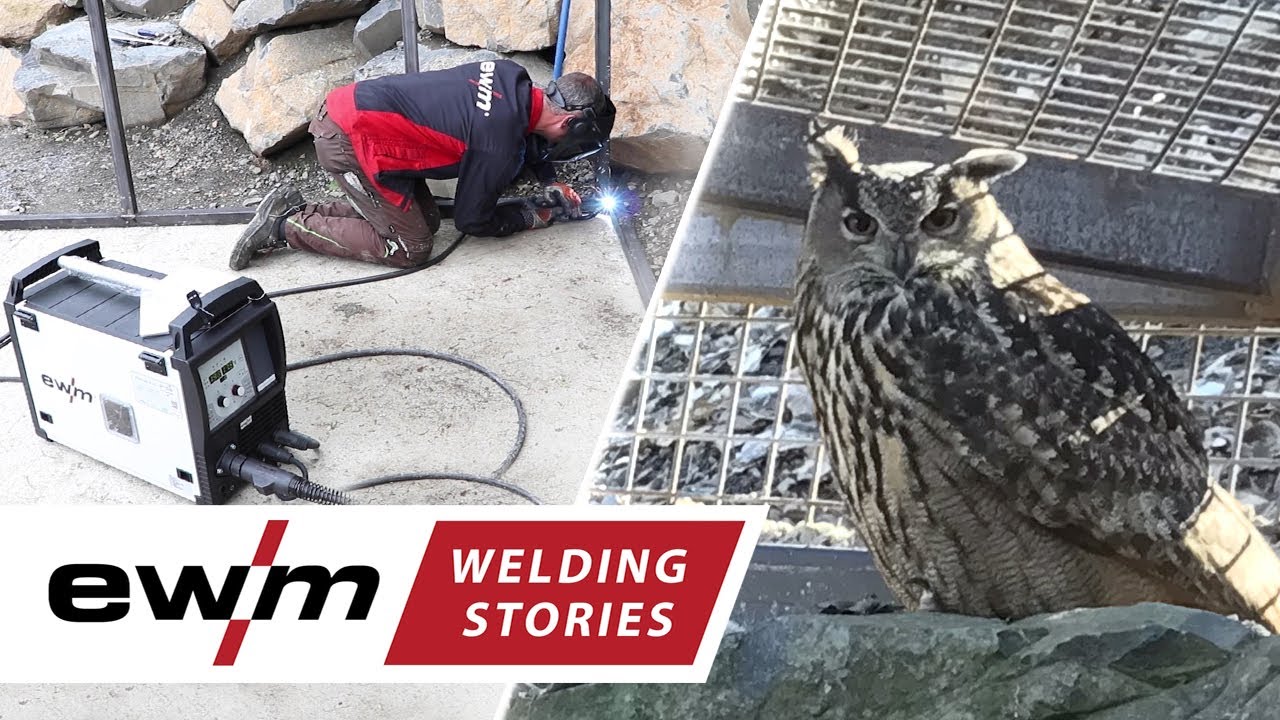 EWM WELDING STORIES: Eulenvoliere schweißen mit Picomig 355 puls - YouTube