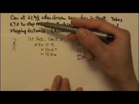 AP Physics 1: Kinematics 11: Kinematics Equations Part 4: More Sample ...