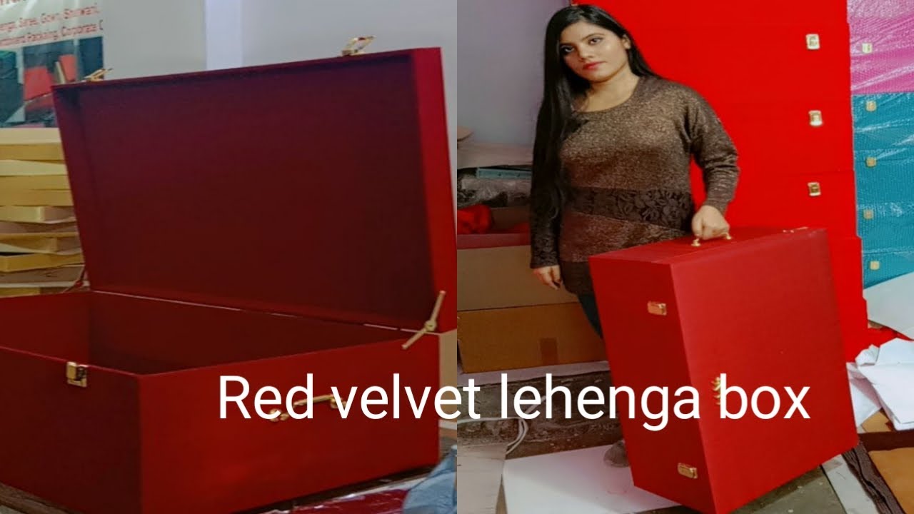 BRIDAL LEHENGA BOX OPENING VIDEO /LUXURY LEHENGA BOX OPENING VIDEO ...
