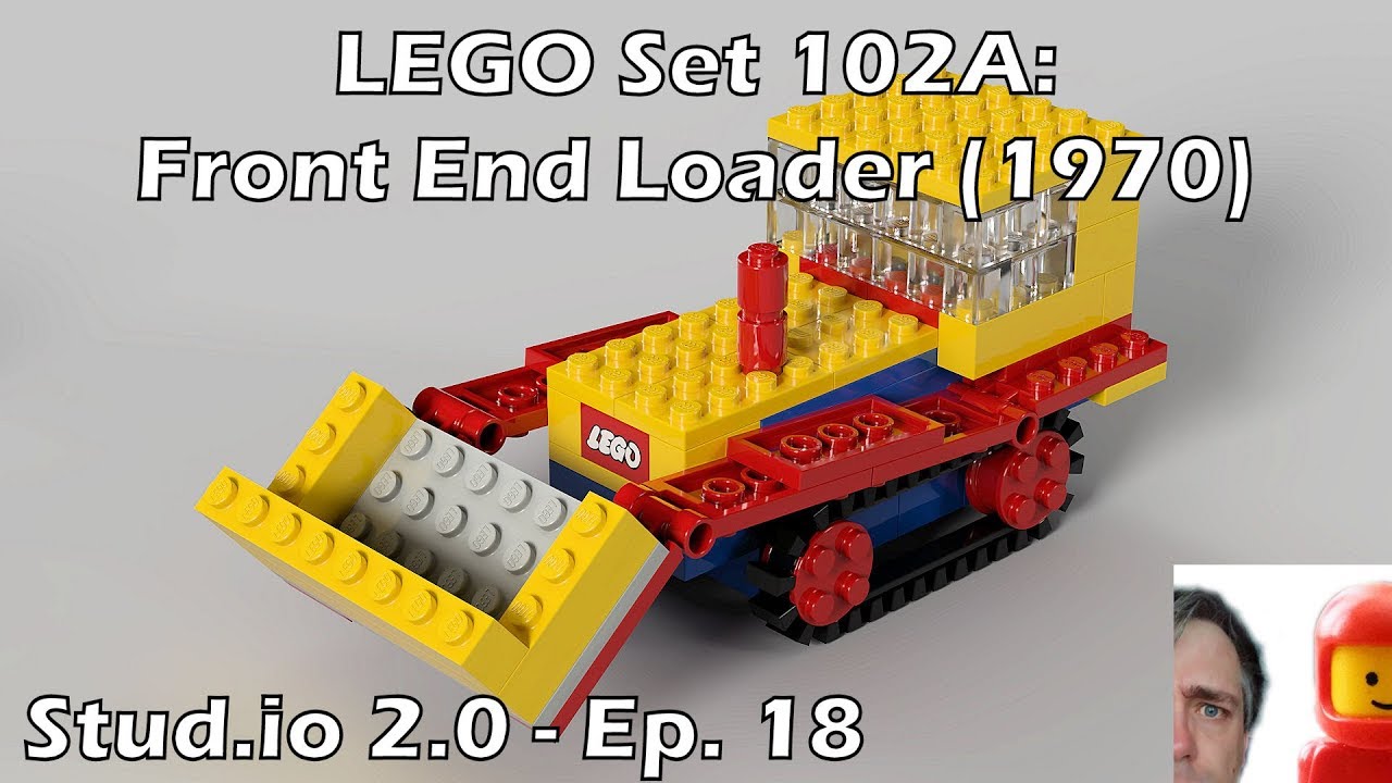 LEGO Legoland Set 102A - Front-End Loader [1970] (Stud.io 2.0 - Ep.18 ...
