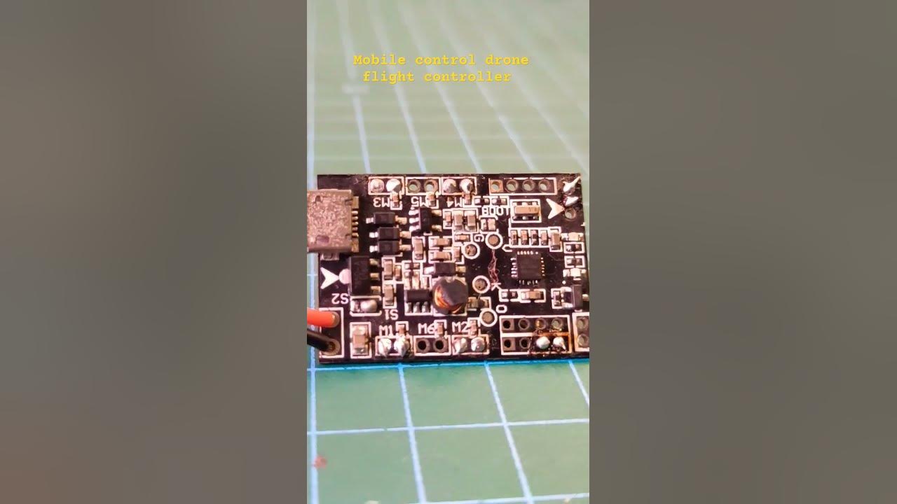 mobile control drone flight controller - ESP8266 drone -dc1804 drone parts #1m_rc - YouTube