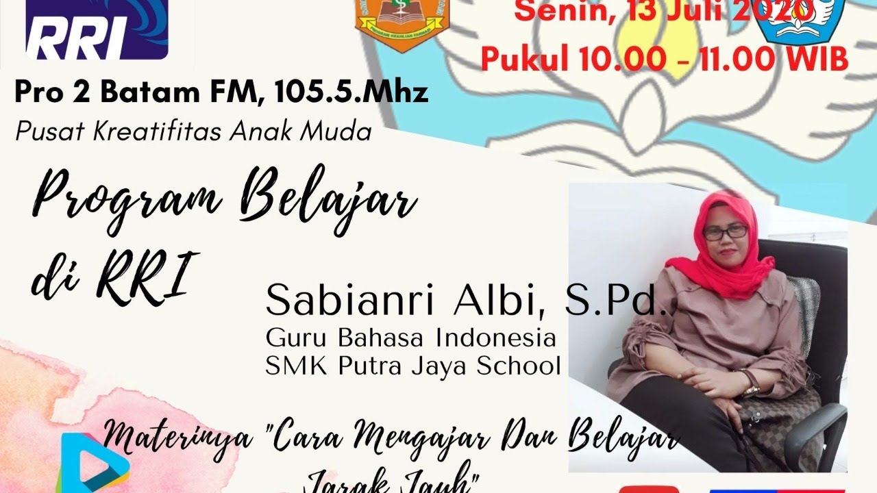 BELAJAR DI RRI, PRO 2 RRI BATAM - YouTube