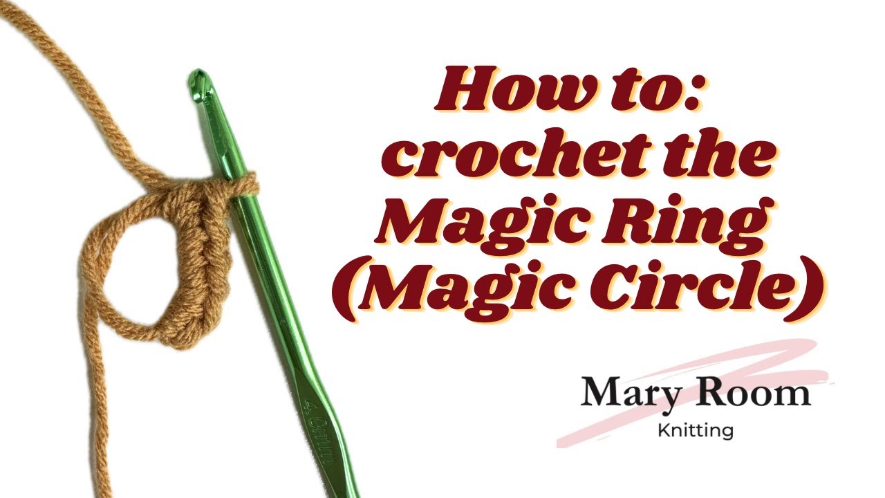 How to: Crochet the Magic Ring (Magic Circle) - YouTube