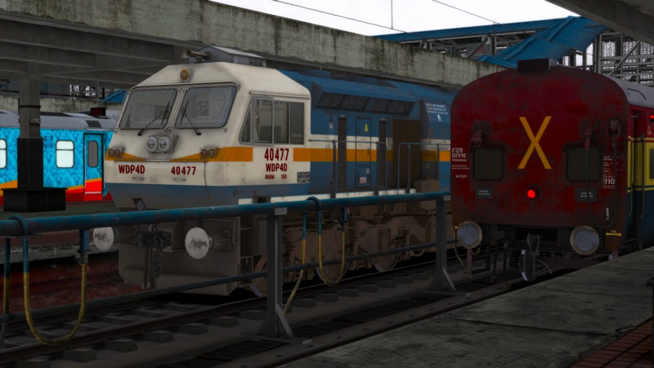 WDP 4D With LHB Rakes || Railworks || Trainsimulatorclassic - YouTube