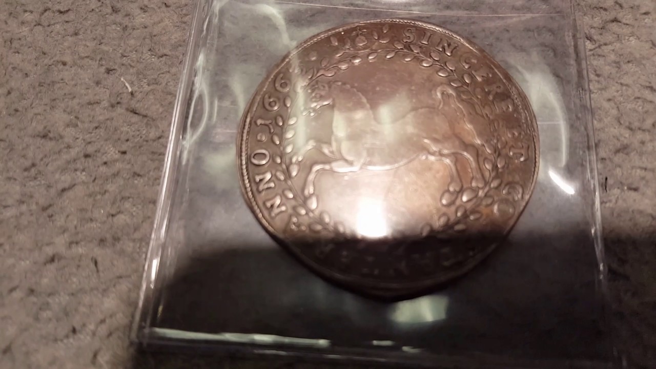 1663 Old German States Silver Thaler - YouTube
