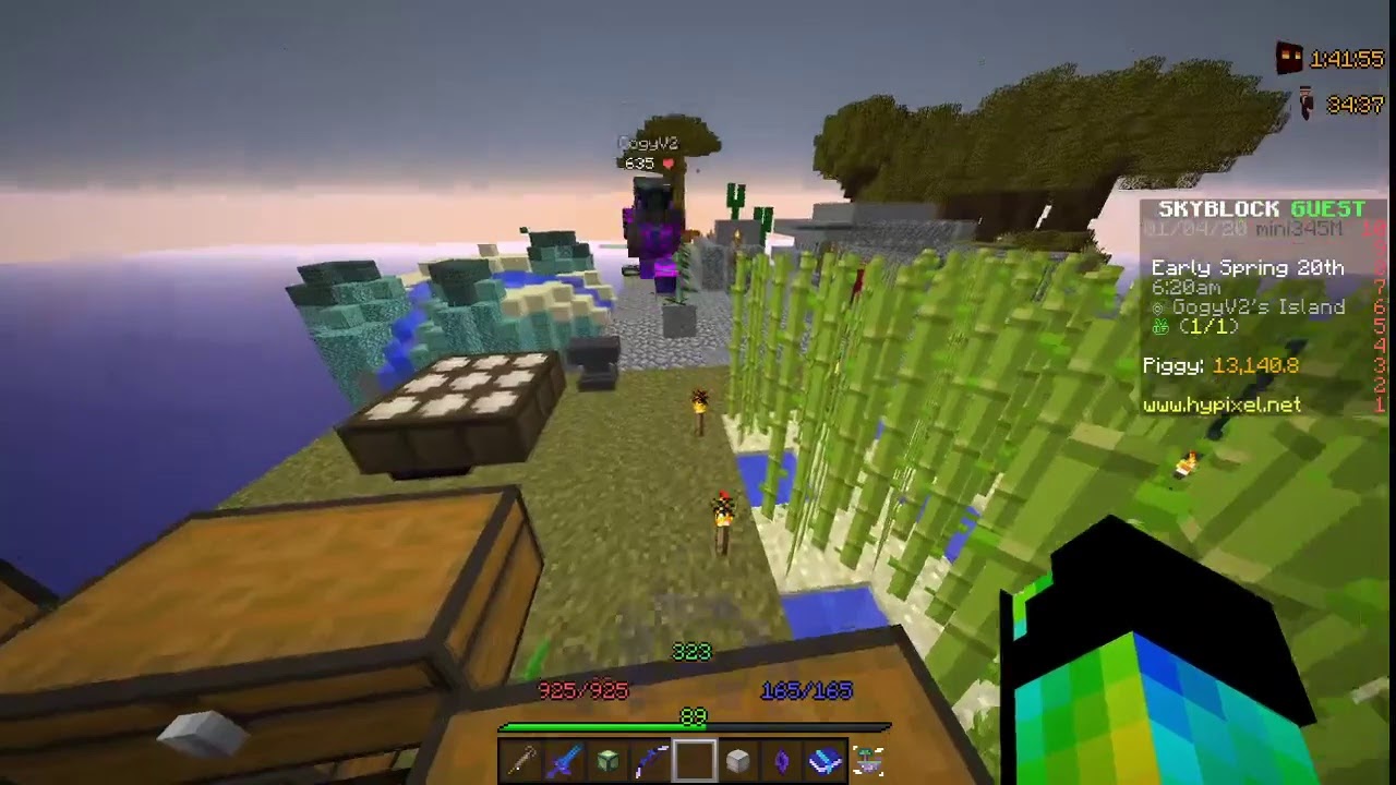 Hypixel Skyblock Stream: farming zealots!!!!!!!! - YouTube