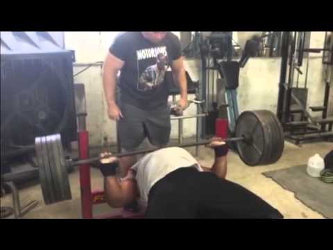 Big Al Davis, 495 x 8 Reps Raw Bench Press