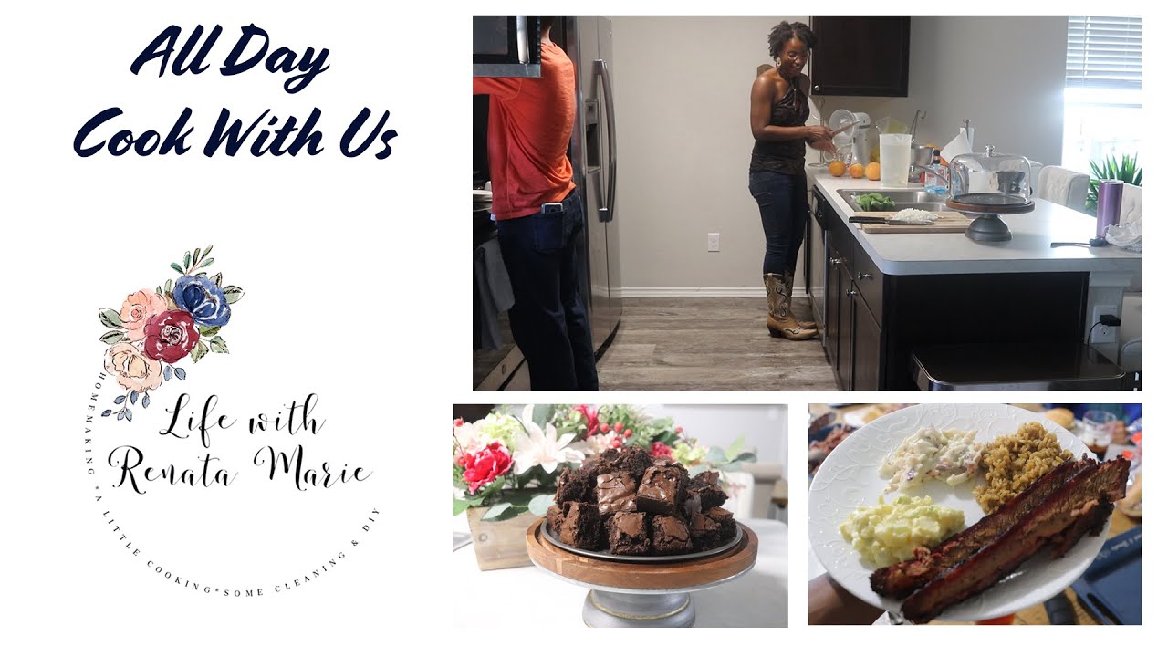 Cook With Me | All Day Sunday Cooking for Family of 5 - YouTube