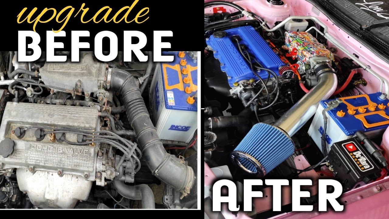 Hasil pengerjaan mempercantik ruang mesin mobil timor dohc || PART 3 ...