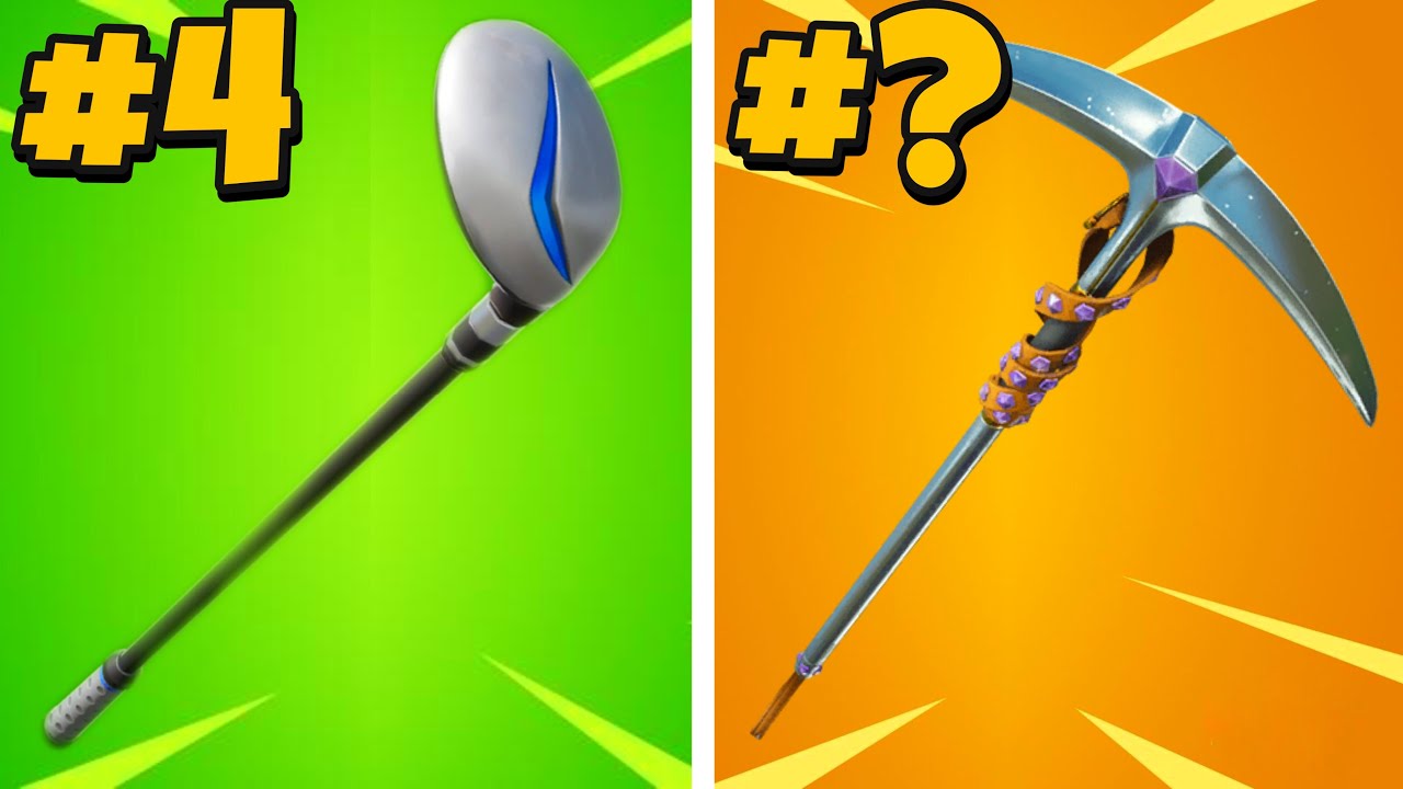 10 Most TRYHARD Pickaxes In Fortnite! - YouTube