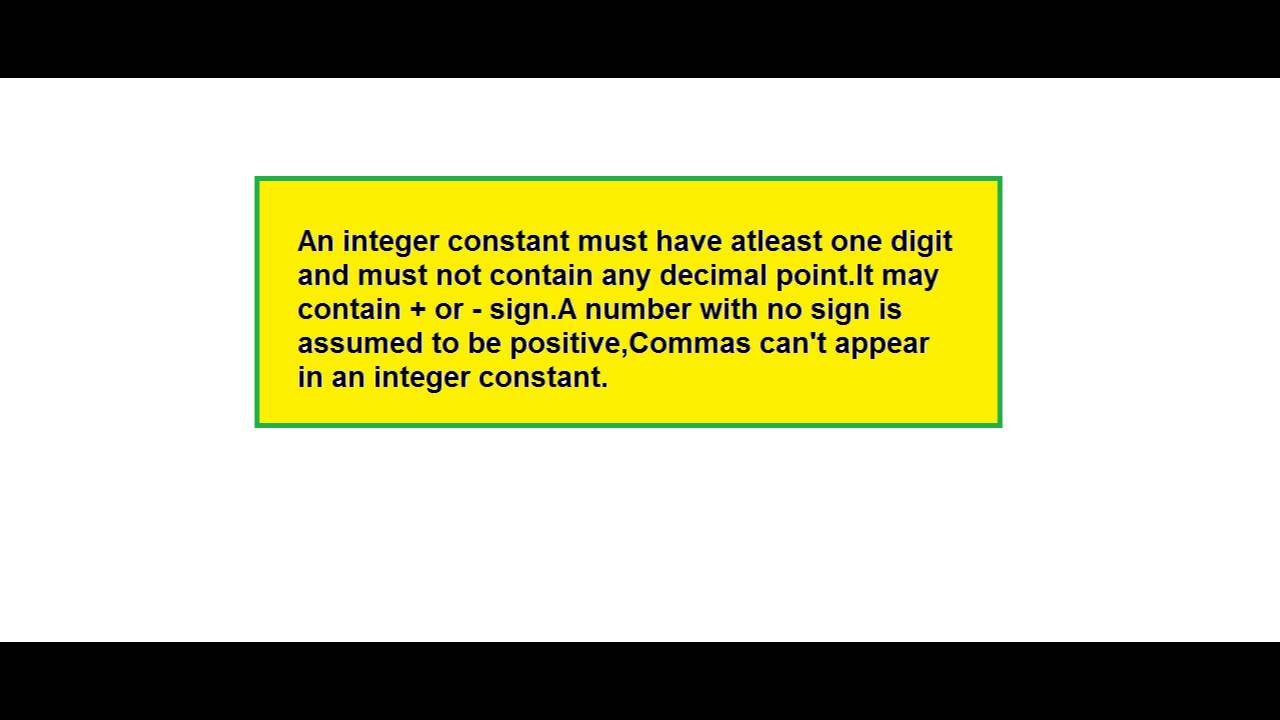 Integer Literals Youtube
