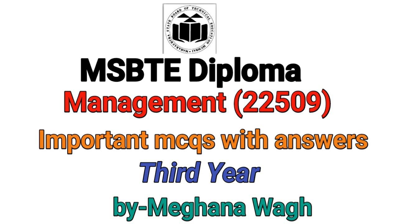 Management 22509 Important mcqs with answers part-14 - YouTube