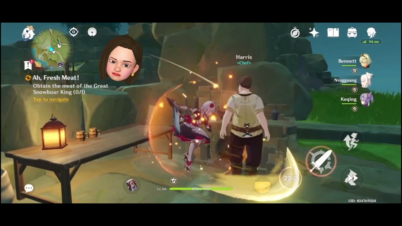 Genshin Impact Obtain 10 chilled meat ... - YouTube