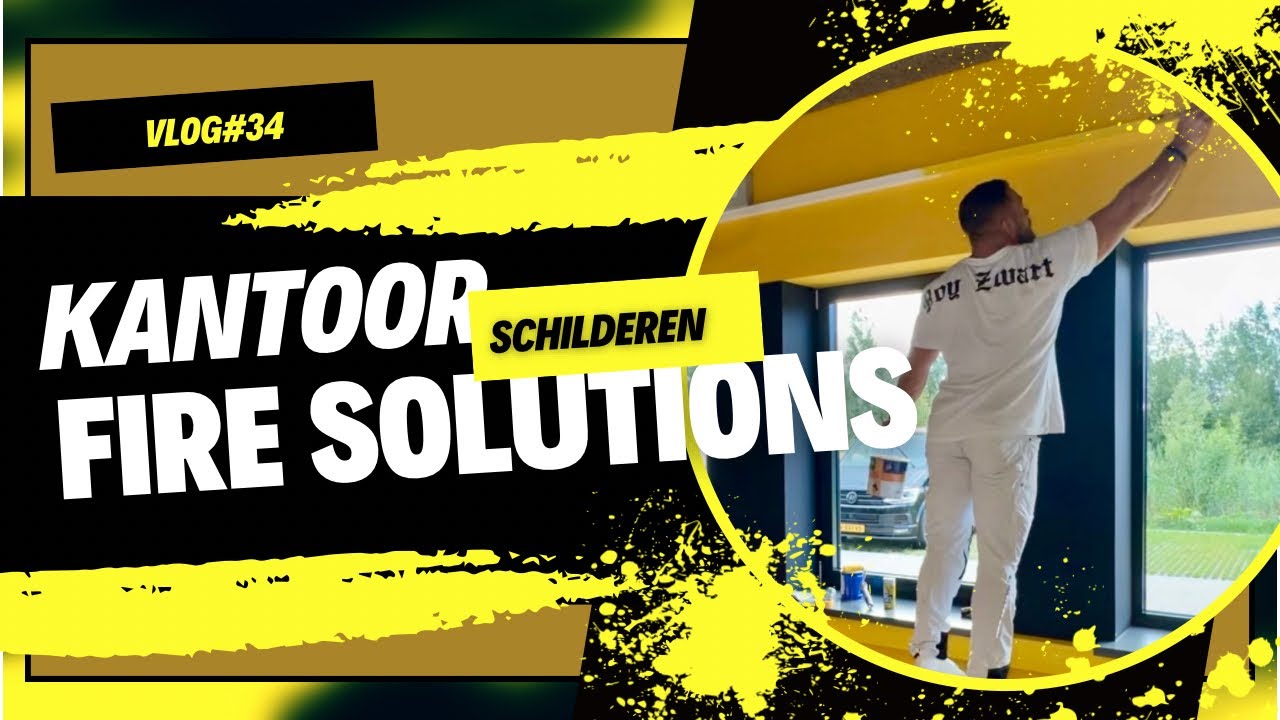 Schilderwerk kantoor VST Fire Solutions afgerond VLOG#34 - YouTube