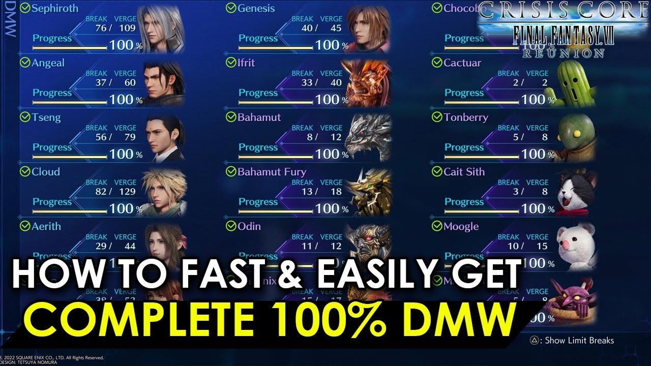 How to get 100% DMW the fastest and easiest method DETAILED GUIDE ...