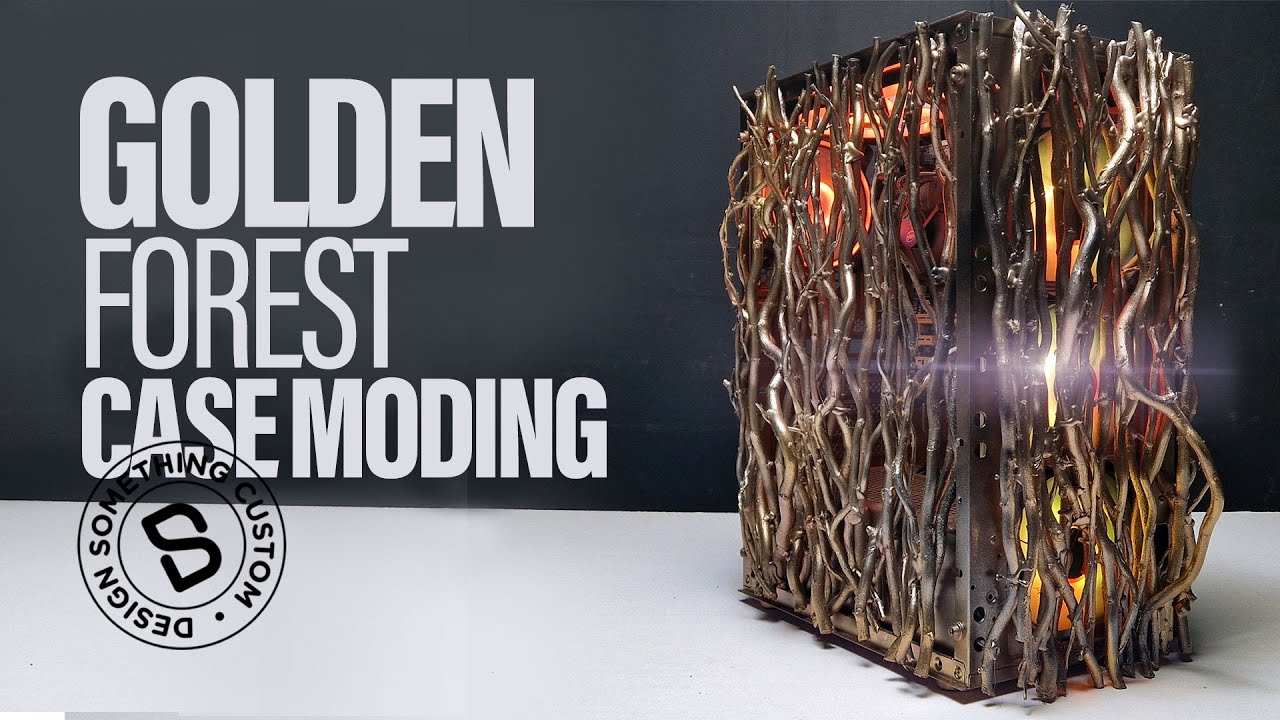 Golden Forest Case Modding DesignSomething - YouTube