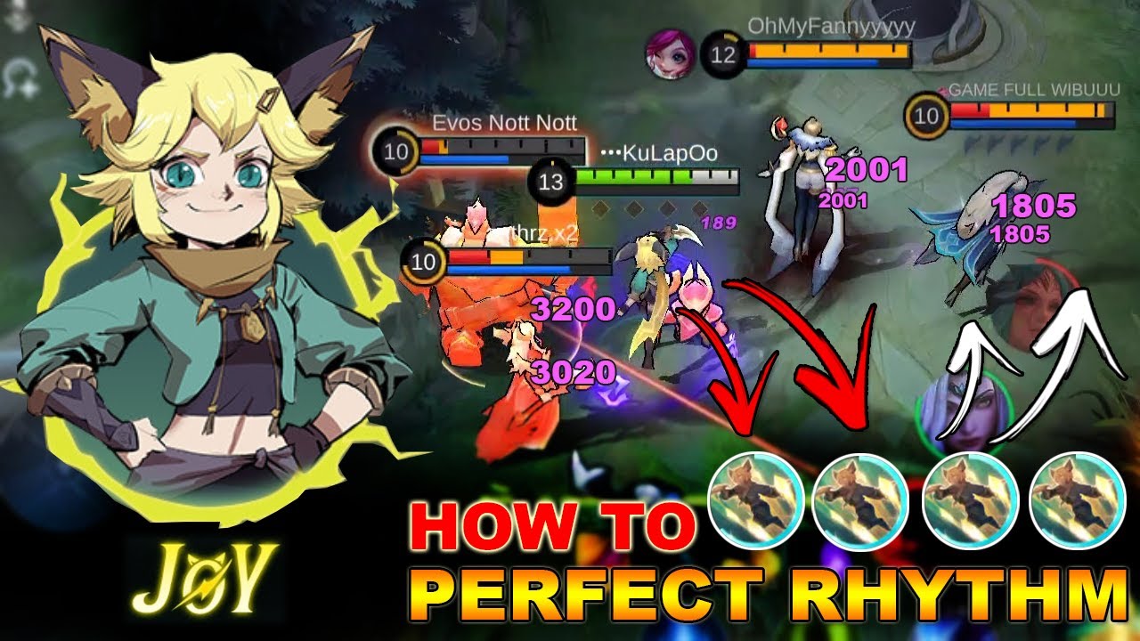 Joy Is Here! | How To Reach Maximum Damage With Perfect Rhythm | MLBB - YouTube
