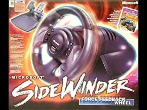 Microsoft SideWinder Force Feedback Wheel Pub FR Officiel - YouTube