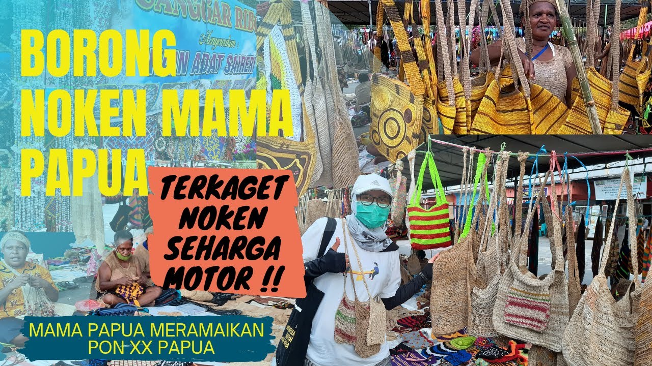 PAMERAN NOKEN, MAMA-MAMA RAMAIKAN PON XX PAPUA. WAW !! ADA NOKEN SULTAN ...