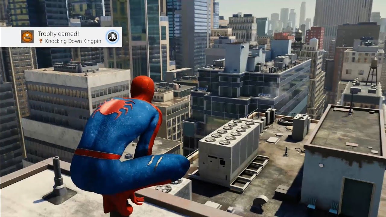 Marvel's Spider-Man - How to unlock Knocking Down Kingpin Hidden Trophy ...