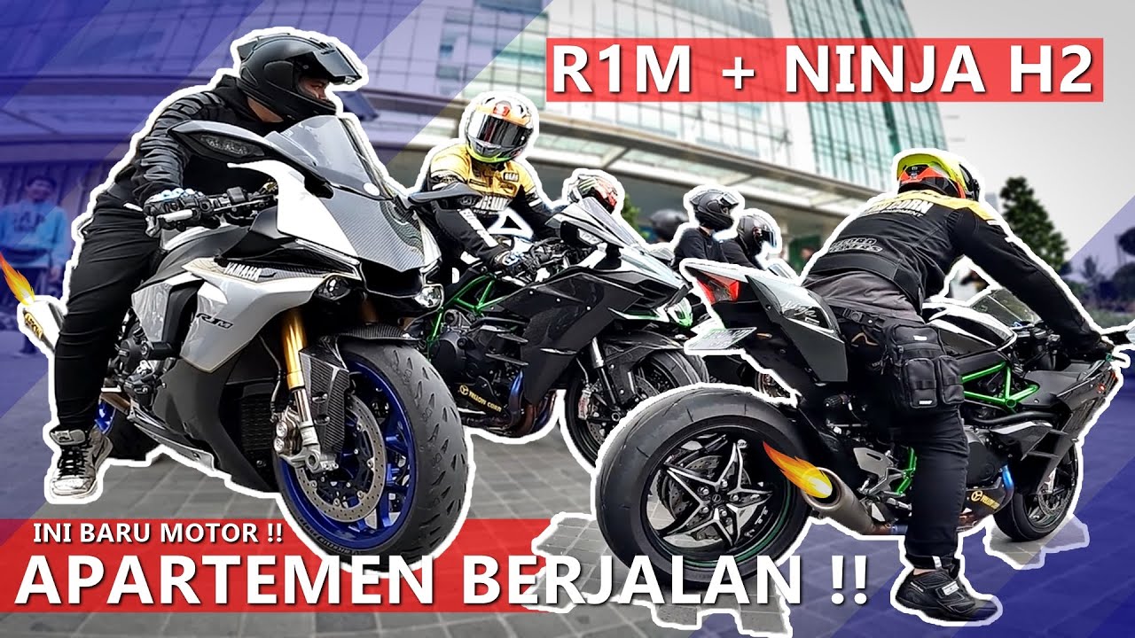 NINJA H2 + YAMAHA R1M BIKIN GEMPAR SENCY KERJA APA YA BIAR BISA KEBELI ...