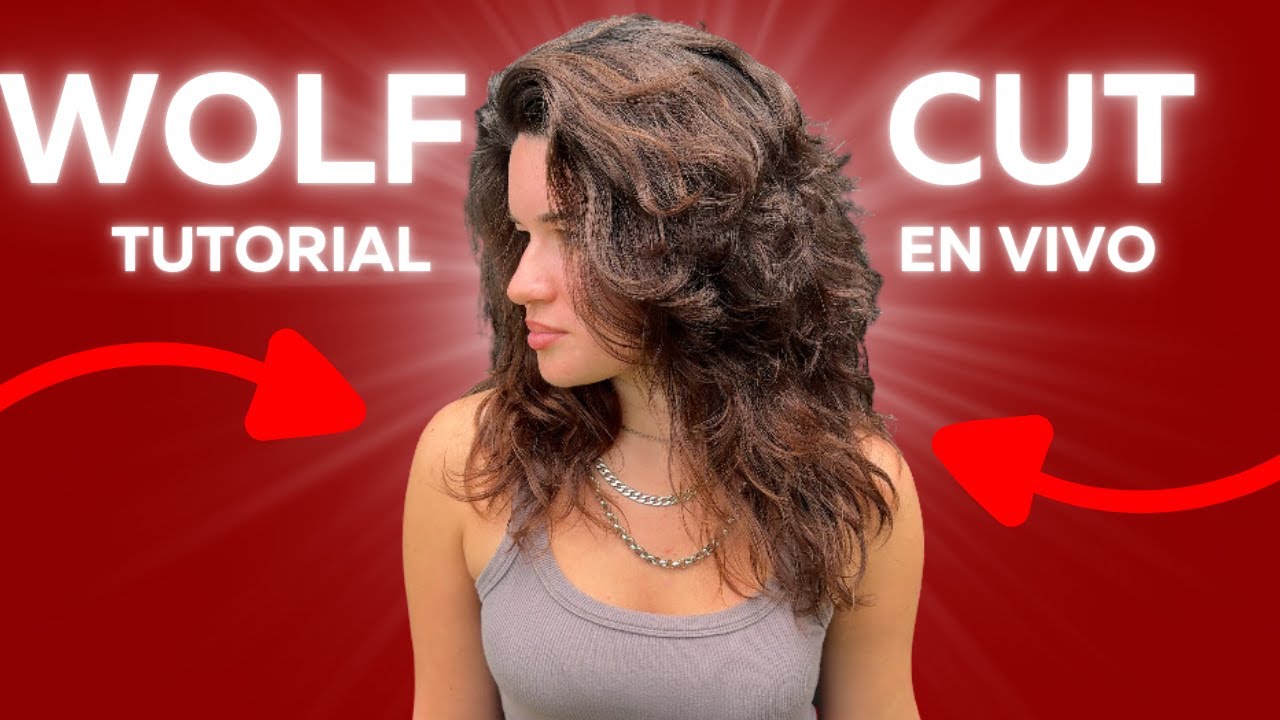 COMO HACER UN WOLF CUT /TUTORIAL EN VIVO - YouTube
